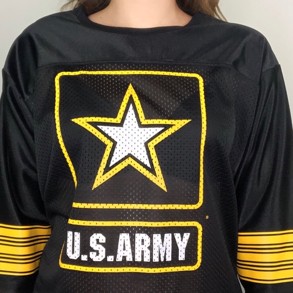 PINK Victoria's Secret | Tops | Pink Collegiate Army Jersey Shirt ...